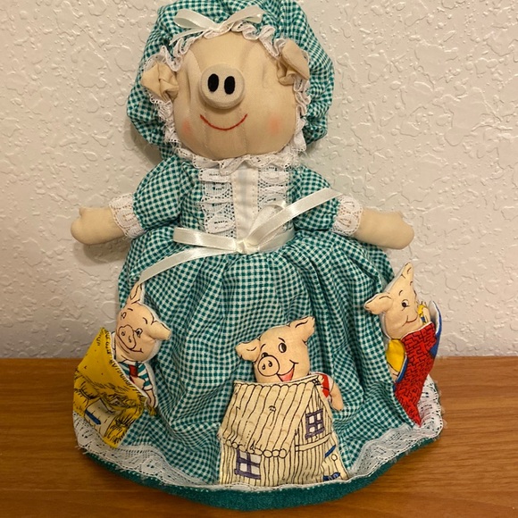 Regent Toys | Toys | Vintage Topsy Turvy 3 Little Pigs Wolf Doll Nwt ...